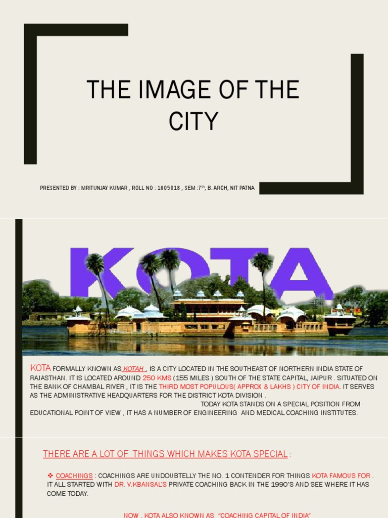 Kota Image of The City | PDF