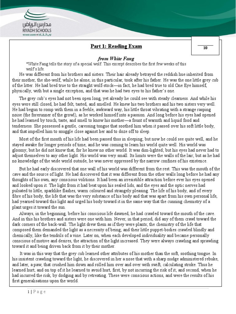 Grade 7 - Diagnostic Test T1 - 22-23 | PDF | Language Arts & Discipline