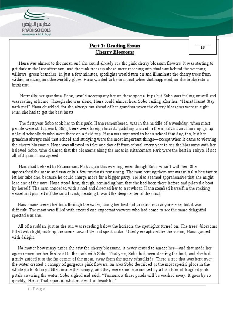 Grade 9 - Diagnostic Test - T1 - 23-24 | PDF