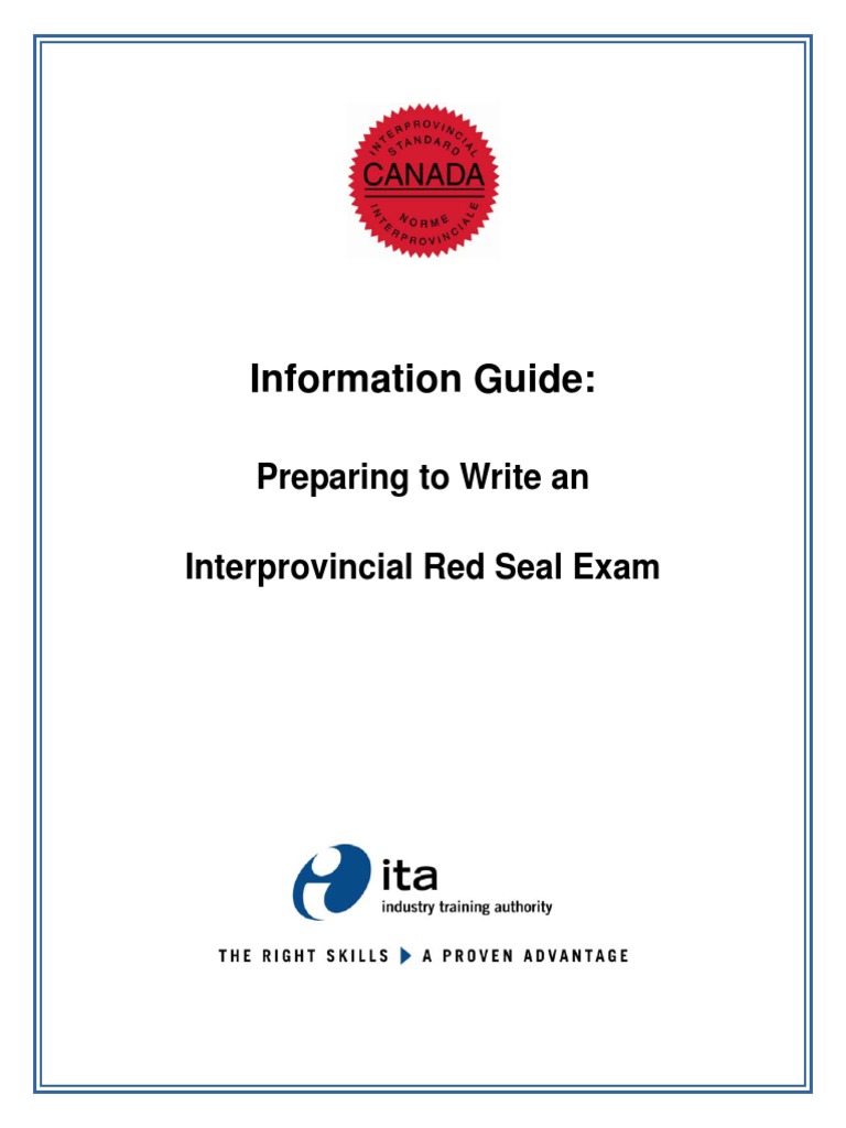 InfoGuide - Preparing To Write Red Seal Exams | PDF
