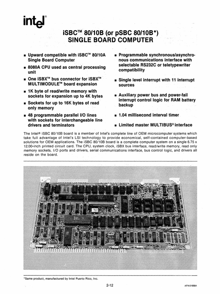 SBC 80-10B | PDF