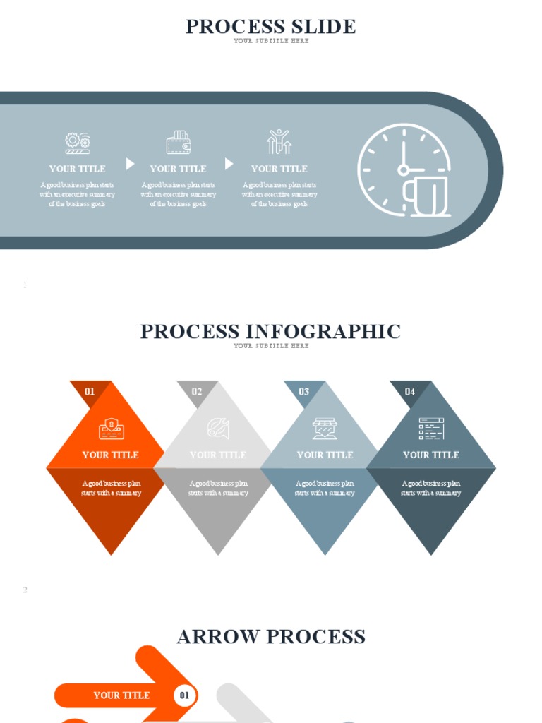 Process Slides V2 Powerpoint Template | PDF | Communication Design ...