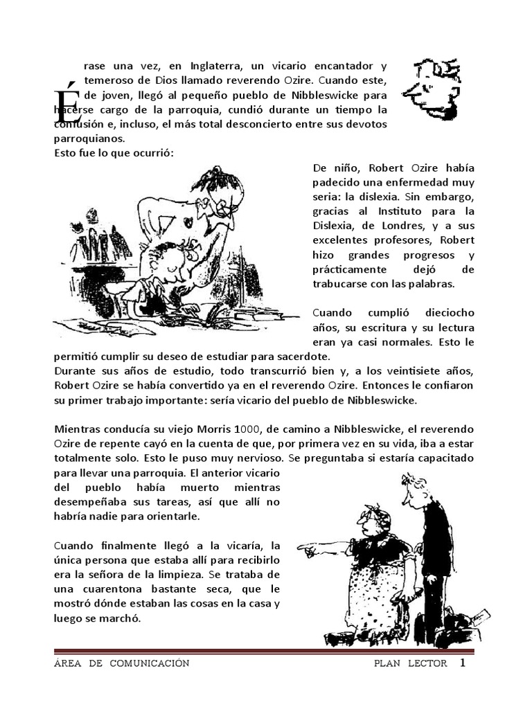 El Vicario que Hablaba al Revés | PDF
