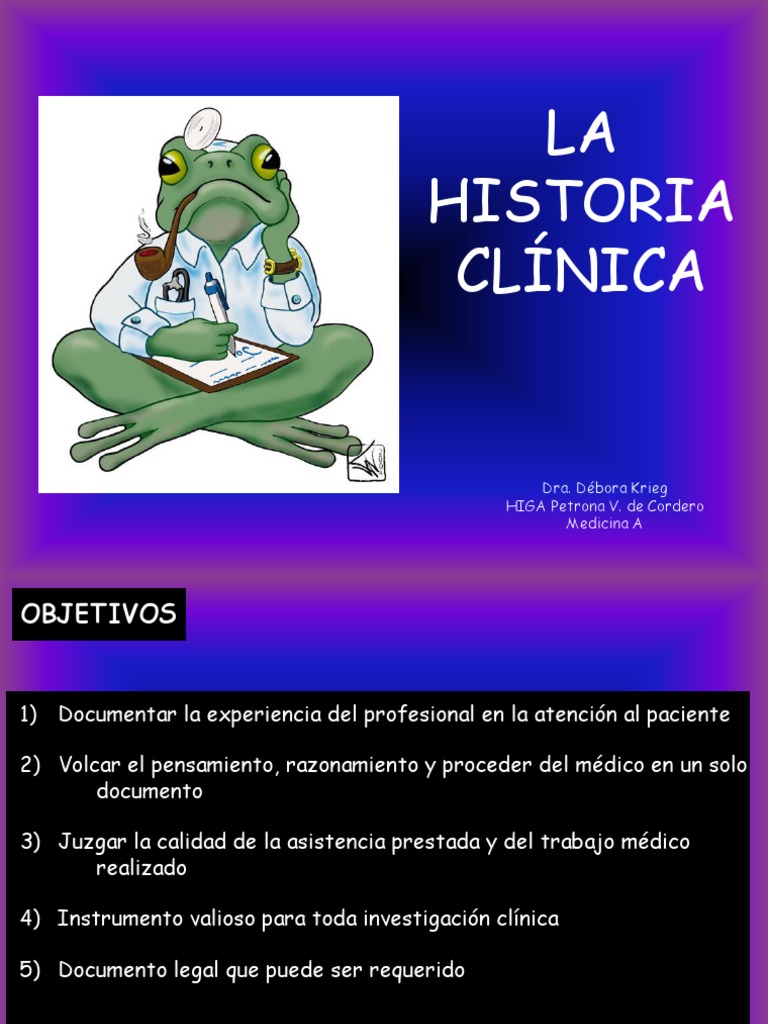 La Historia Clínica | PDF | Examen físico | Ciencias de la Salud