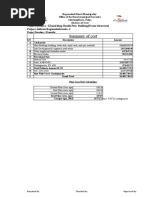DPR Format of Civil Engineers in Excel Format | PDF | Masonry | Brick