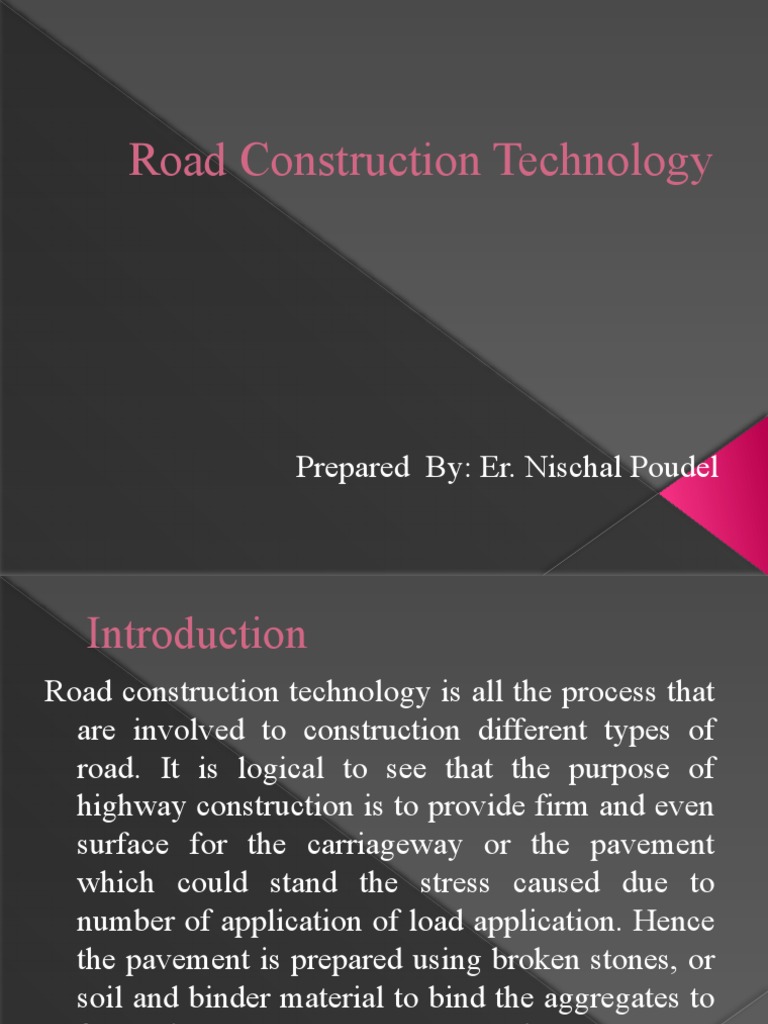 Road Construction Technology | PDF