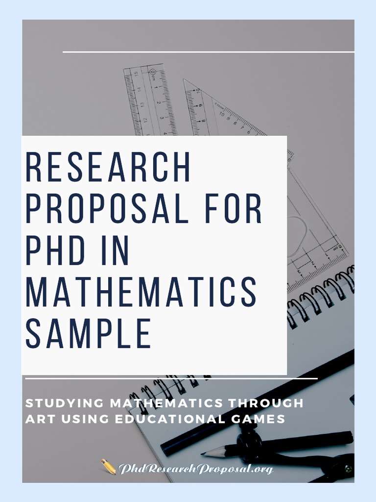 Sample Research Proposal For PHD in Mathematics | PDF | Multimedia ...