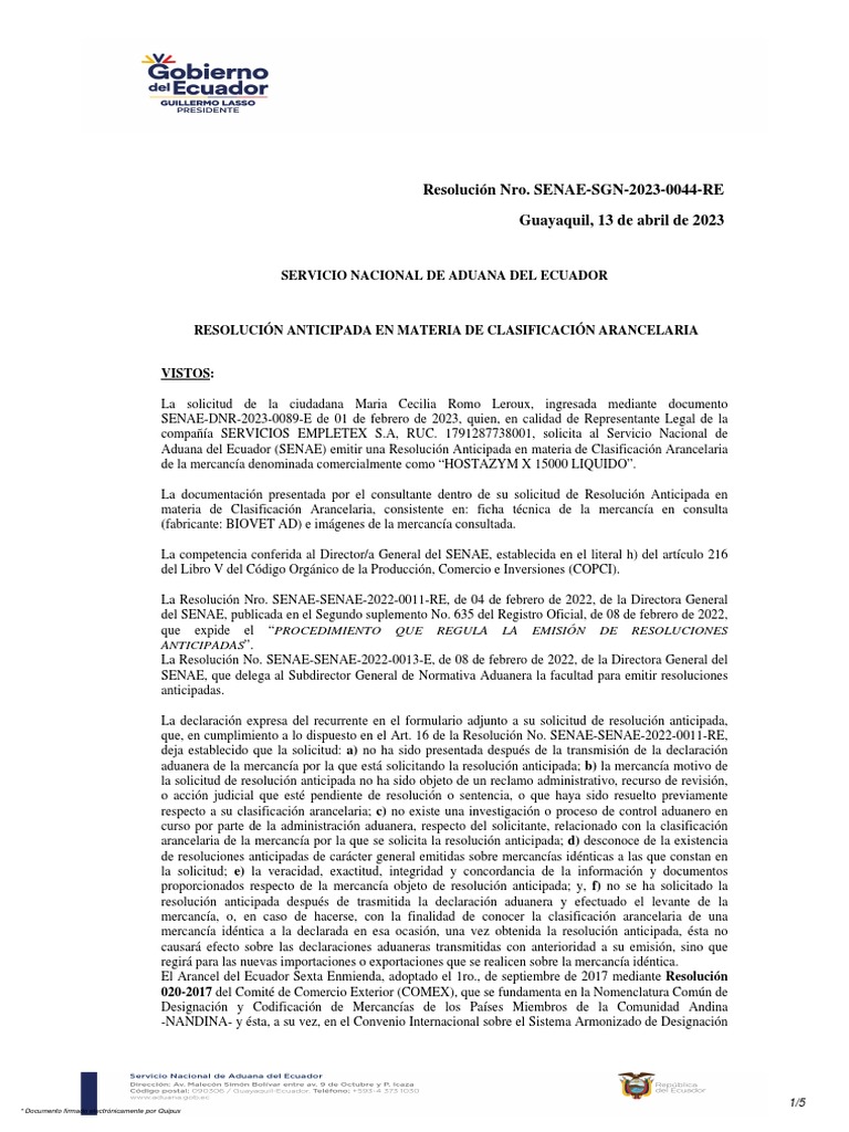 Senae SGN 2023 0044 Re | PDF Senae SGN 2023 0044 Re | PDF
