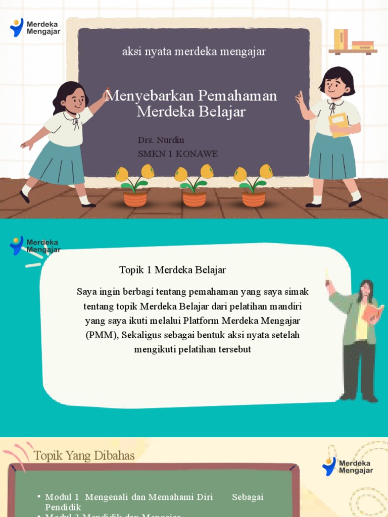 Aksi Nyata Merdeka Mengajar | PDF