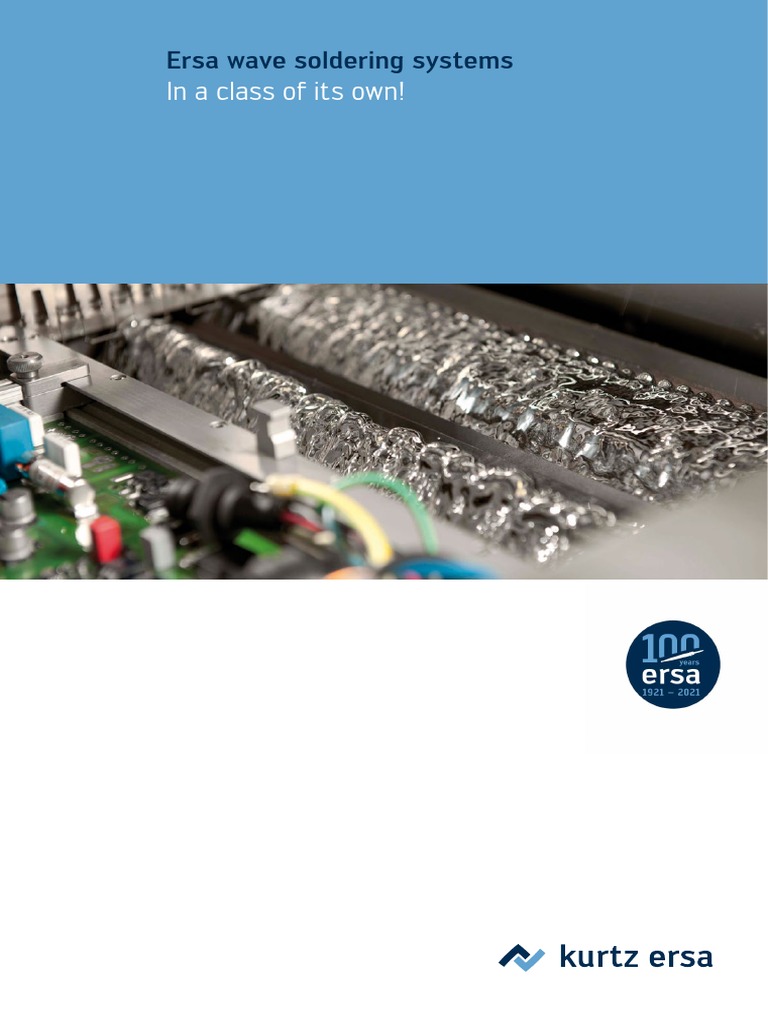 Ersa Wave Soldering Overview en | PDF