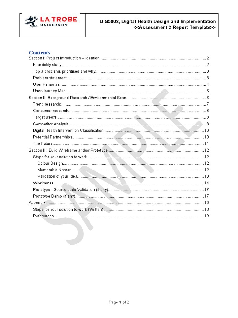 Assessment 2 Report Template | PDF | Computers