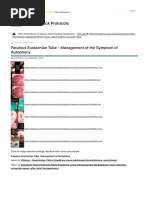 Exercises For Eustachian Tube Dysfunction | PDF | Mucus | Human Head ...