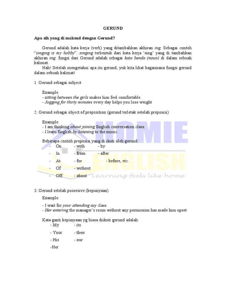 GERUND (Artikel) | PDF | Language Mechanics | Linguistic Typology