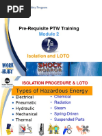 LOTO Training PPT Files | PDF | Mechanical Engineering | Physical Sciences