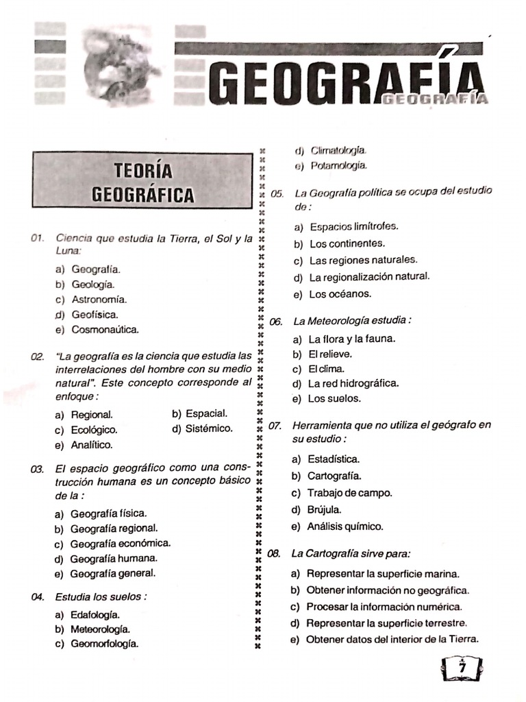 Banco Geografia | PDF