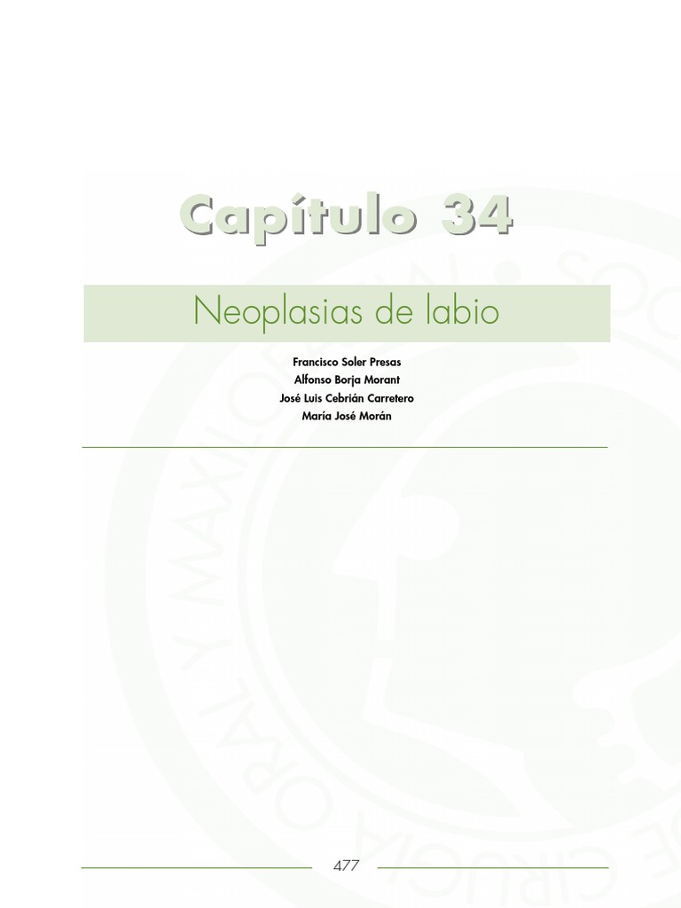 cap34-NEOPLASIA DE LABIO | PDF