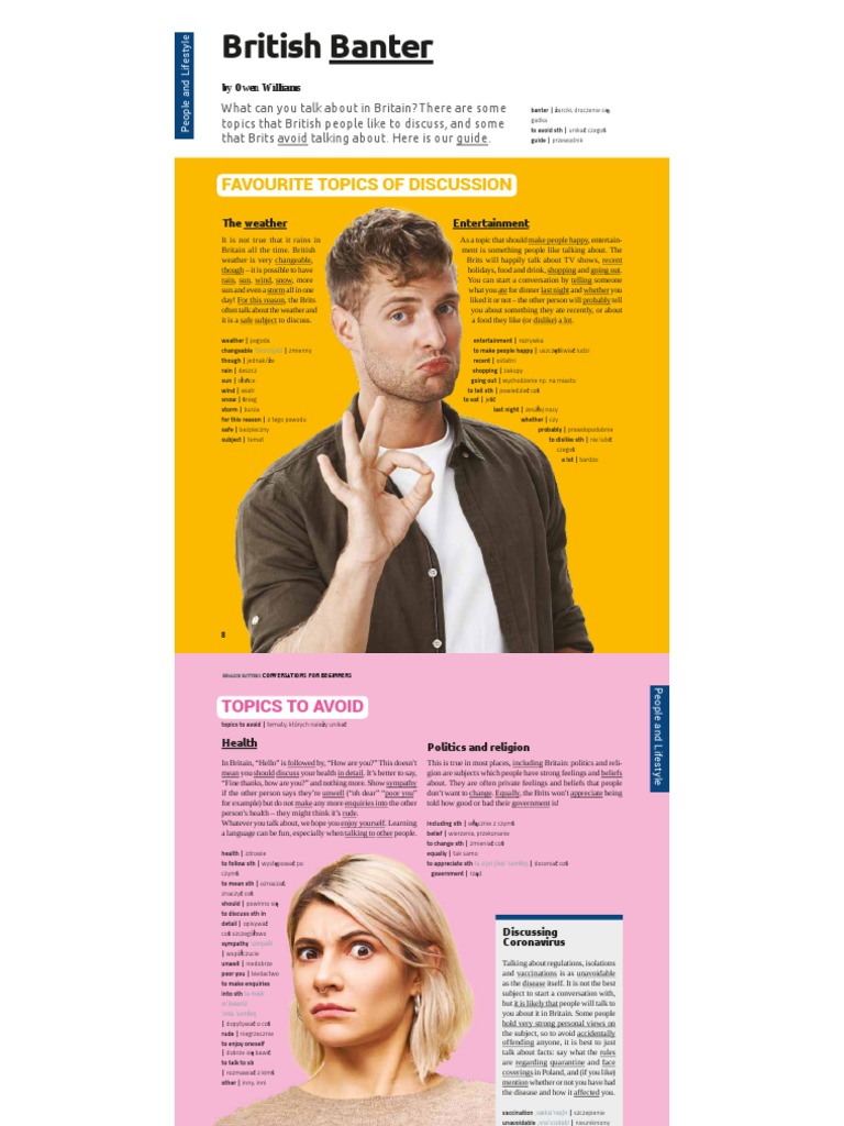 English Matters British Banter | PDF