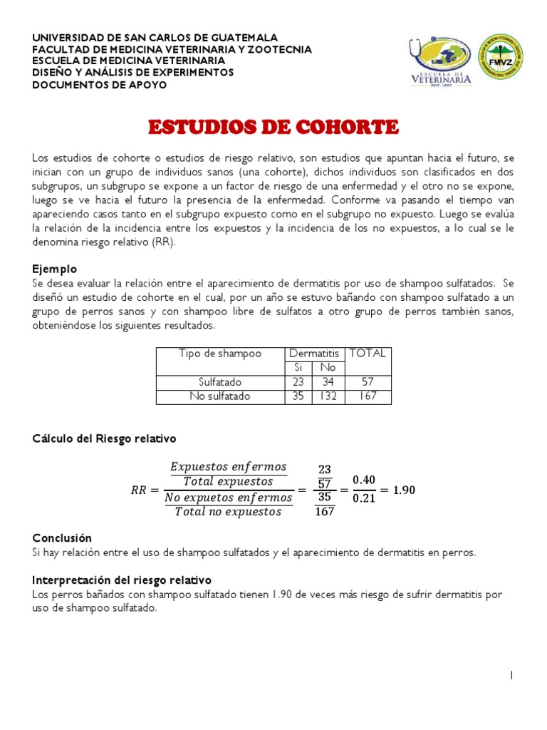 Estudios de Cohorte | PDF