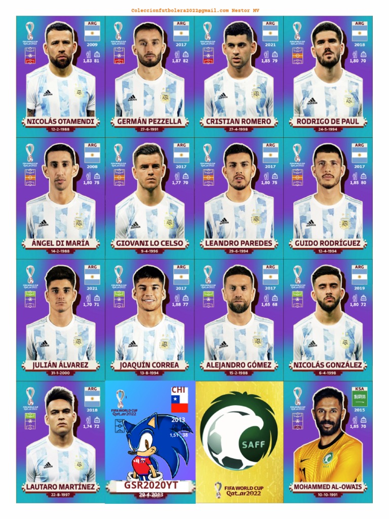 Laminas Album Panini Qatar 2022 Fondo Azul (Carta).pdf (2) | PDF