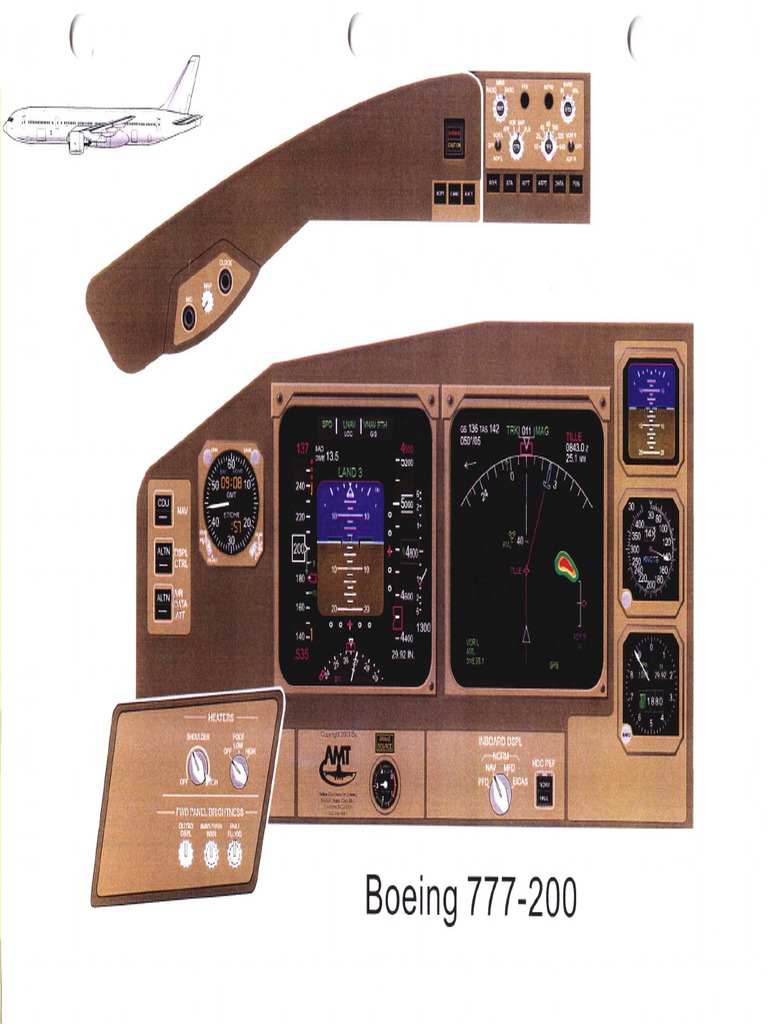 777 Cockpit Panels Colour | PDF
