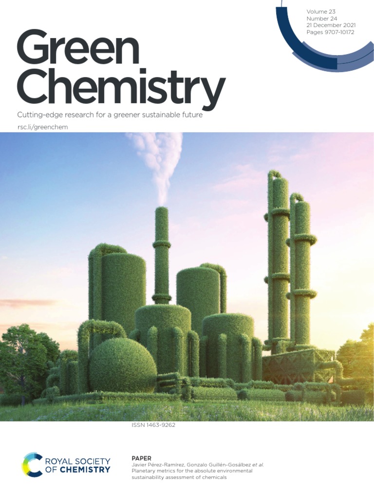 Green Chemistry: Cutting-Edge Research For A Greener Sustainable Future ...