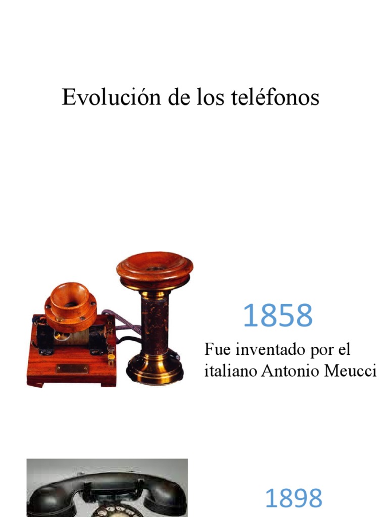 Evolución de Los Teléfonos | PDF