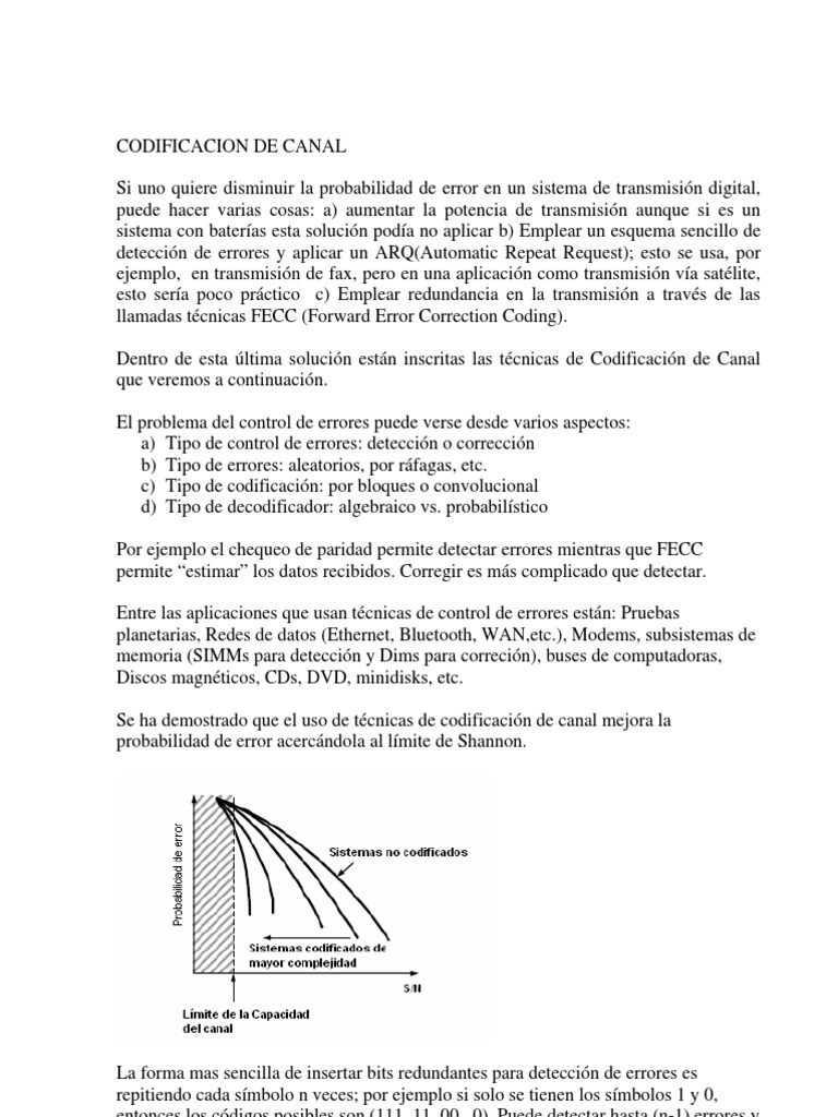 Codificacion de Linea | PDF | Detección y corrección de errores | Poco