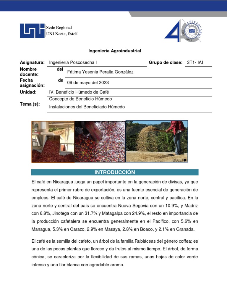 Documento Poscosecha | PDF