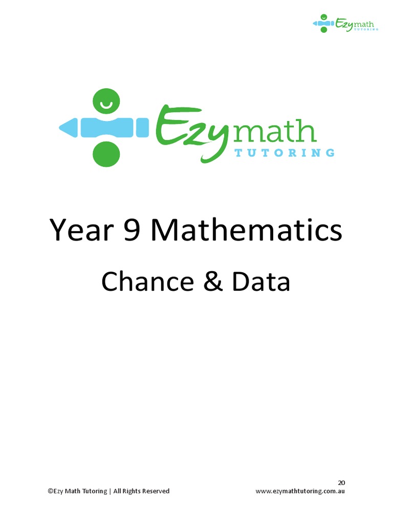 Year 9 Maths - Chance - Data - Questions (Ch2) | PDF