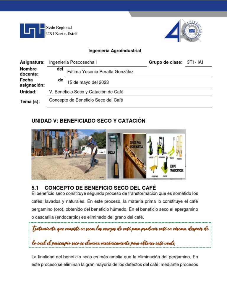 Documento Poscosecha | PDF