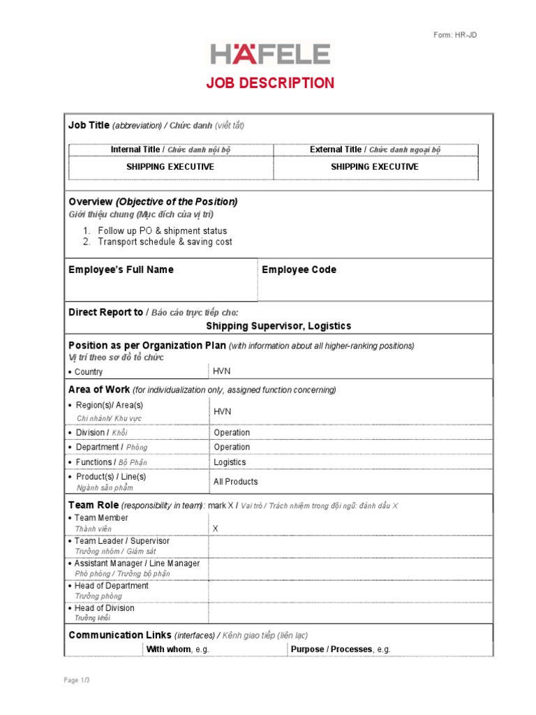 JD Shipping Temp-6-Months | PDF | Logistics | Business