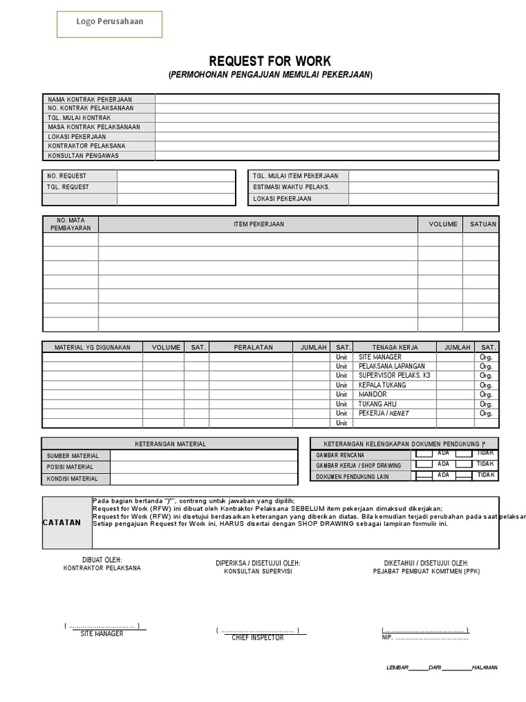 410744761-Request-for-Work | PDF