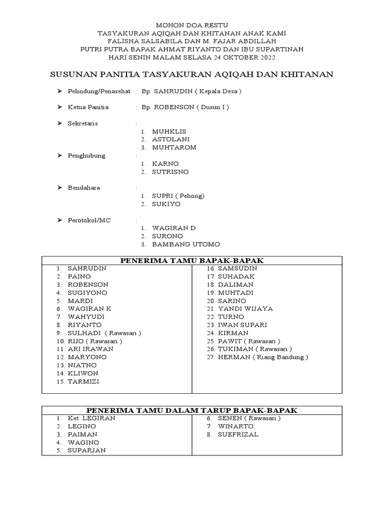 Mohon Doa Restu | PDF