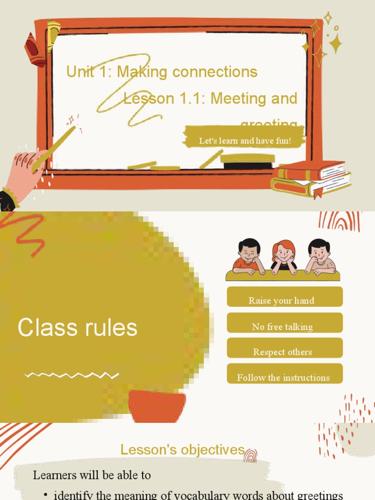 Lesson 1.1 Meeting and Greeting | PDF | Career & Growth | Self-Improvement