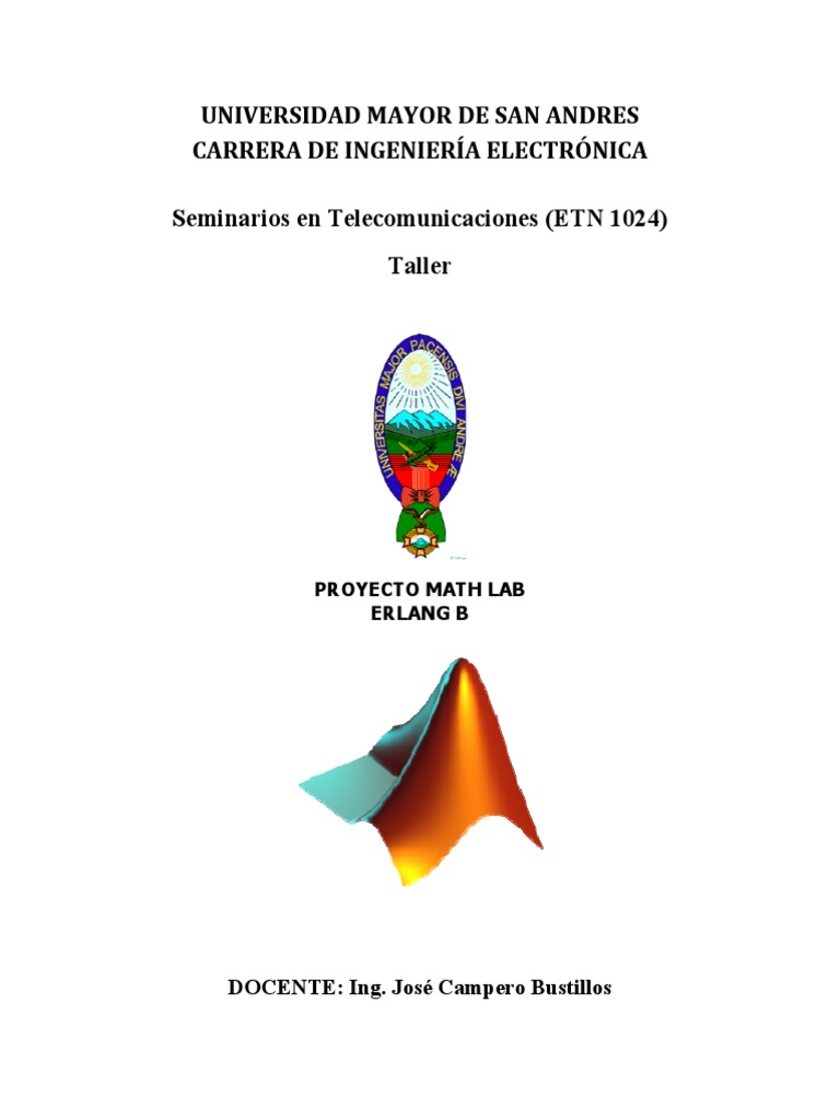 Proyecto Matlab Erlang B | PDF