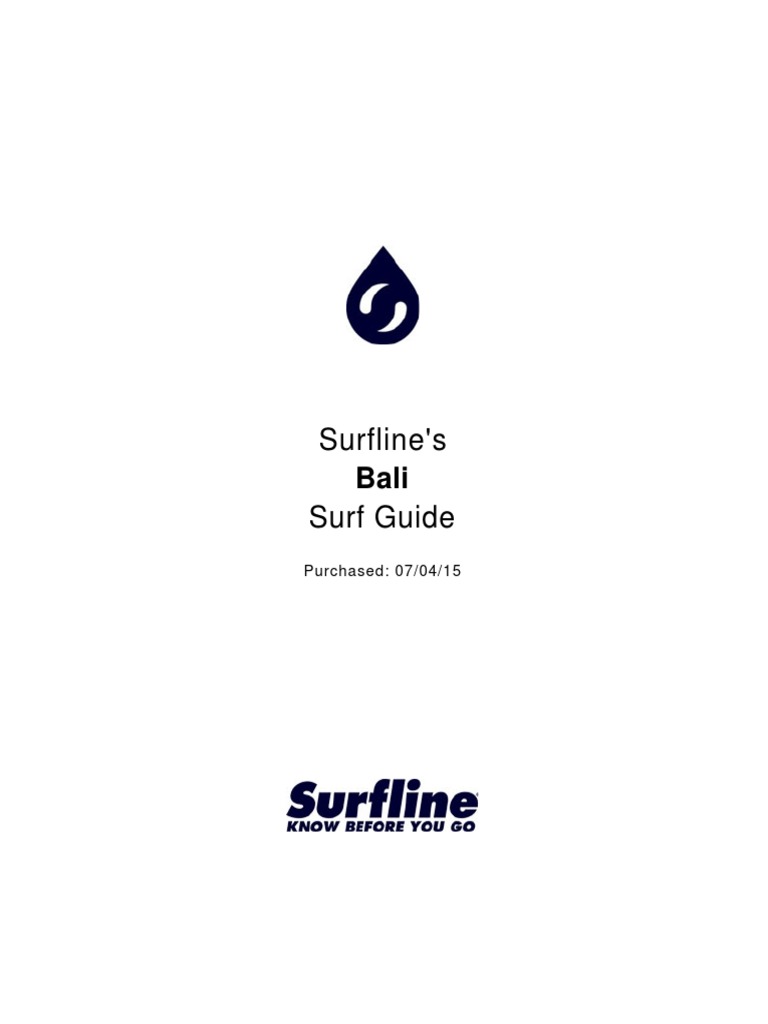 Bali Surf Guide | PDF | Oceanography | Physical Geography