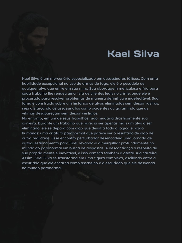 Kael Silva: O Mercenário e o Paranormal | PDF