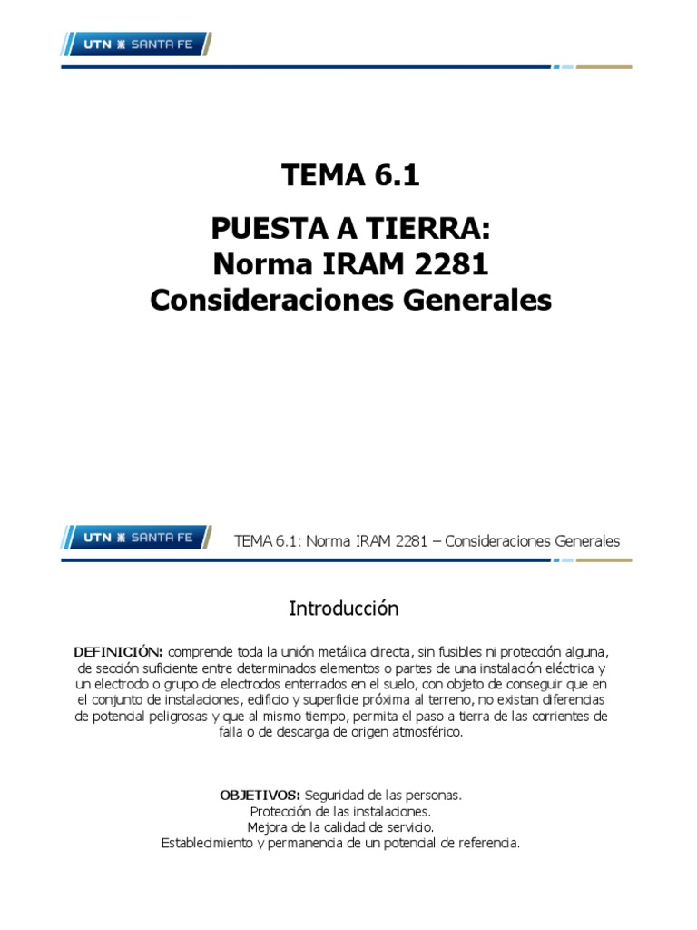 TEMA 6.1 - Iram 2281 - Parte 1 | PDF | Derecho | Ciencia y matemáticas