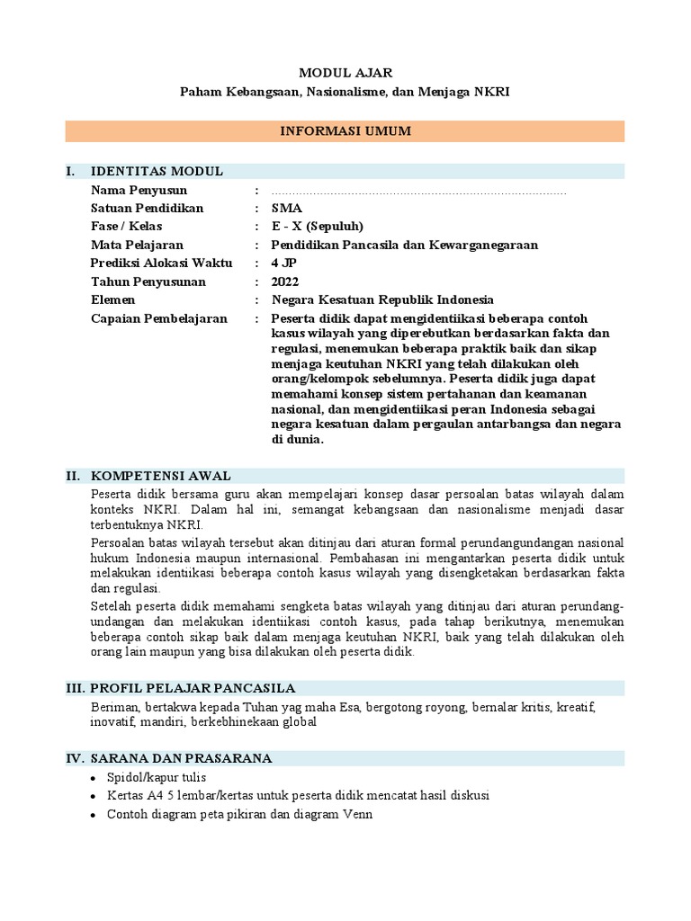 Modul Aja Bab 4 Unit 1 | PDF