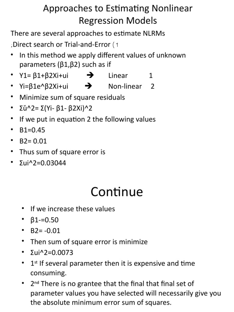 Presentation Econometrics Pdf