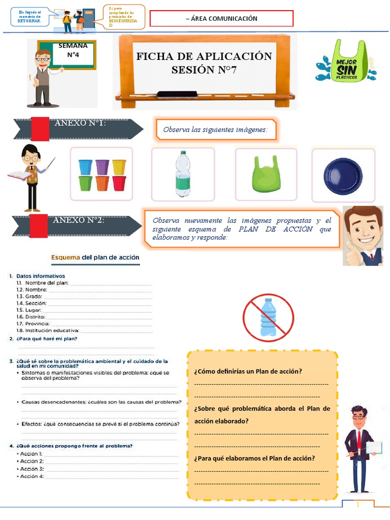 5° Ficha de Aplicación-Sesión 7 Exp.2 | PDF | Evaluación | Ciencia cognitiva