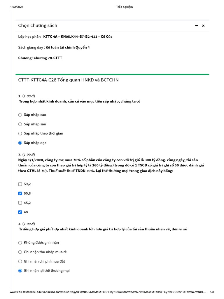 Trắc-nghiệm-KTTC-4A-Chương-28-đã-gộp | PDF