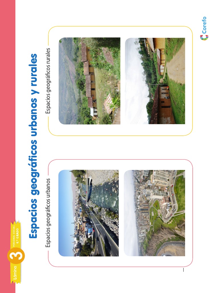 Espacios Geográficos Urbanos y Rurales | PDF