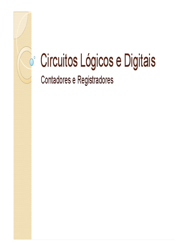 Parte 5 Contadores Registradores | PDF