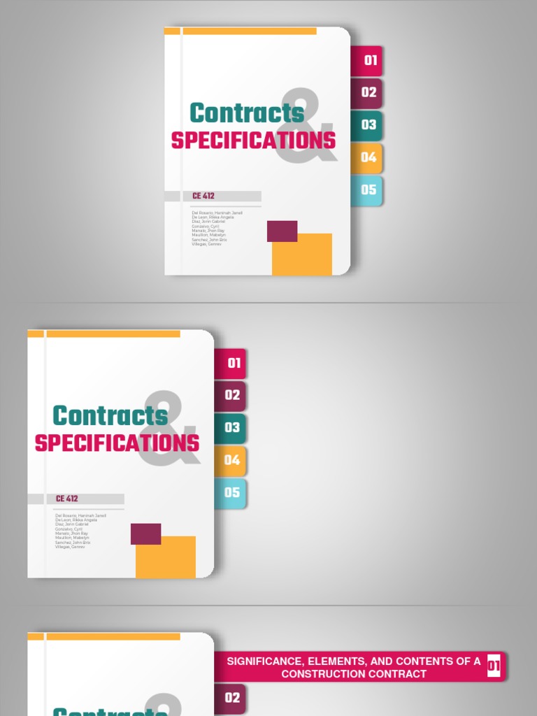 Group 2 - Contract and Specifications | PDF | Economies | Common Law