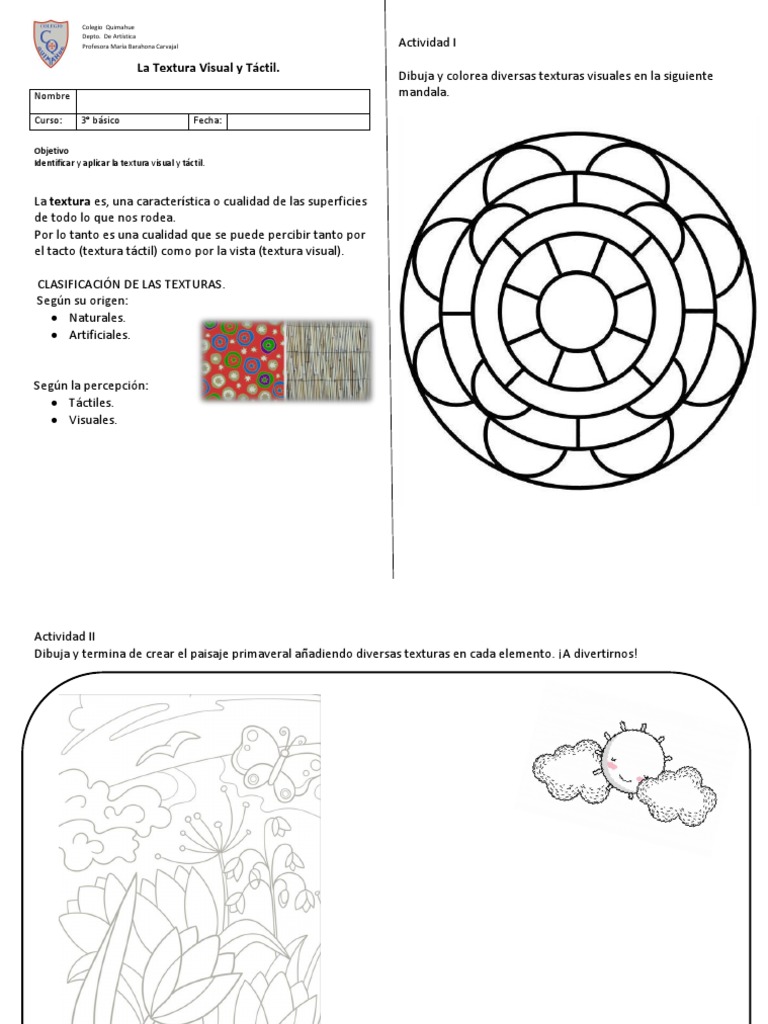 Guía Textura Visual | PDF
