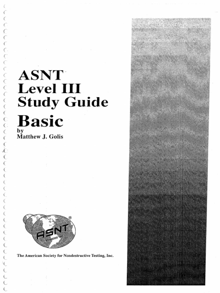 ASNT Basic Study Guide LIII | PDF