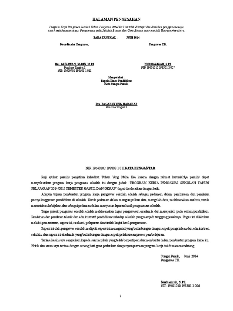 Hal Pngesahn+kt Pngantr+dftr Isi+dftr Lamp | PDF