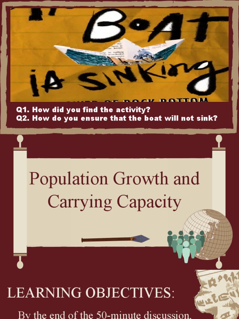 Population Growth and Carrying Capacity | PDF