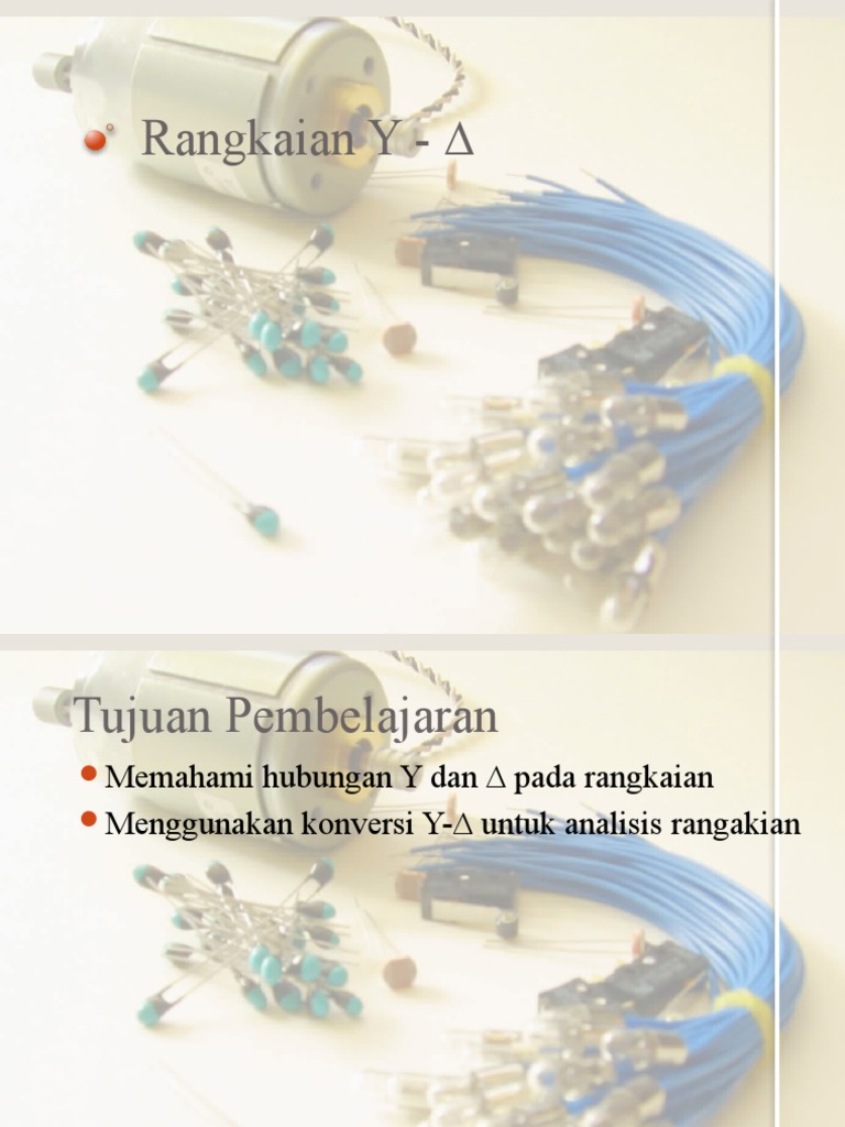 Kuliah 0207 Hukum Dasar - Rangkaian Delta Dan Wye | PDF